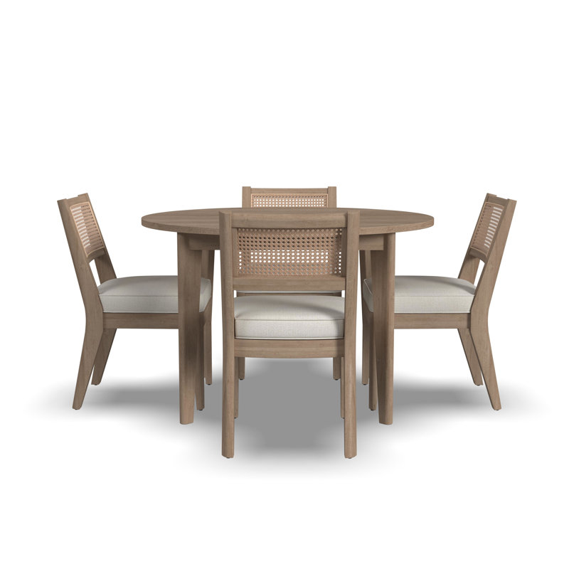 Beachcrest Home Landeros 5 Piece Round Dining Set & Reviews | Wayfair